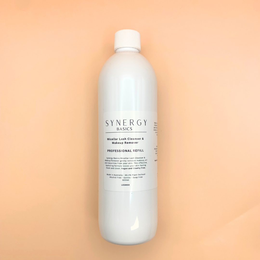 Synergy Micellar Lash Cleanser & Makeup Remover 500ml – Synergy Beauty ...