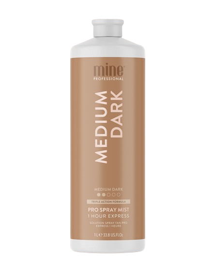 Mine Tan Medium Dark Tanning Mist - 1L – Synergy Beauty Supplies