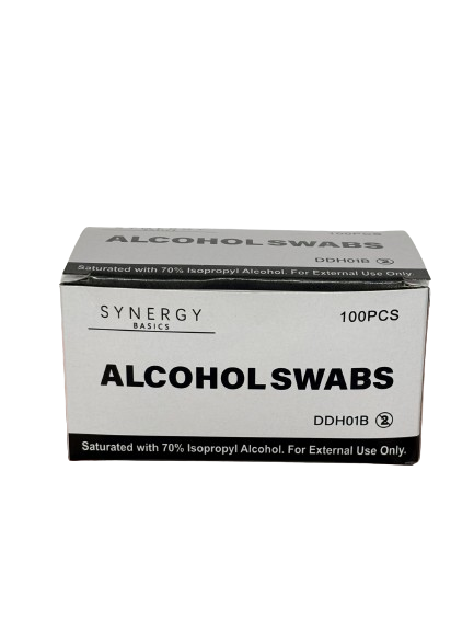 Synergy Basics Alcohol Wipes / Swabs 70% IPA | 100box – Synergy Beauty ...