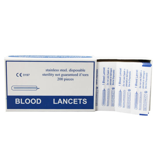 Disposable Stainless Steel Blood Lancets 200pk – Synergy Beauty Supplies